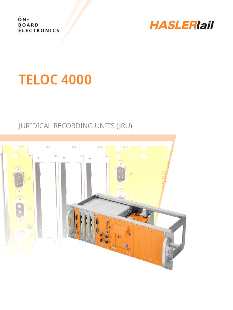 TELOC 4000: Advanced Data Recorder | PDF | Electromagnetic ...