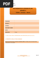 Q4 - WS - Mathematics 8 - Lesson 4 - Week 4 | PDF | Data | Worksheet