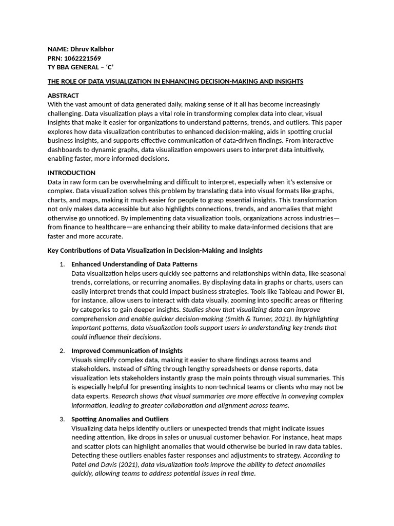 Dhruv Kalbhor - Data Science FAT-II | PDF | Information Science | Data