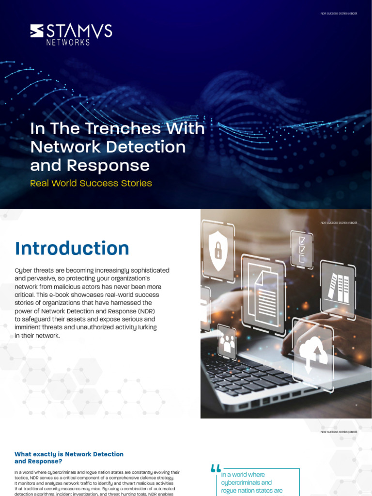 StamusNetworks EB NDRStories 112023 1 | PDF | Security | Computer Security