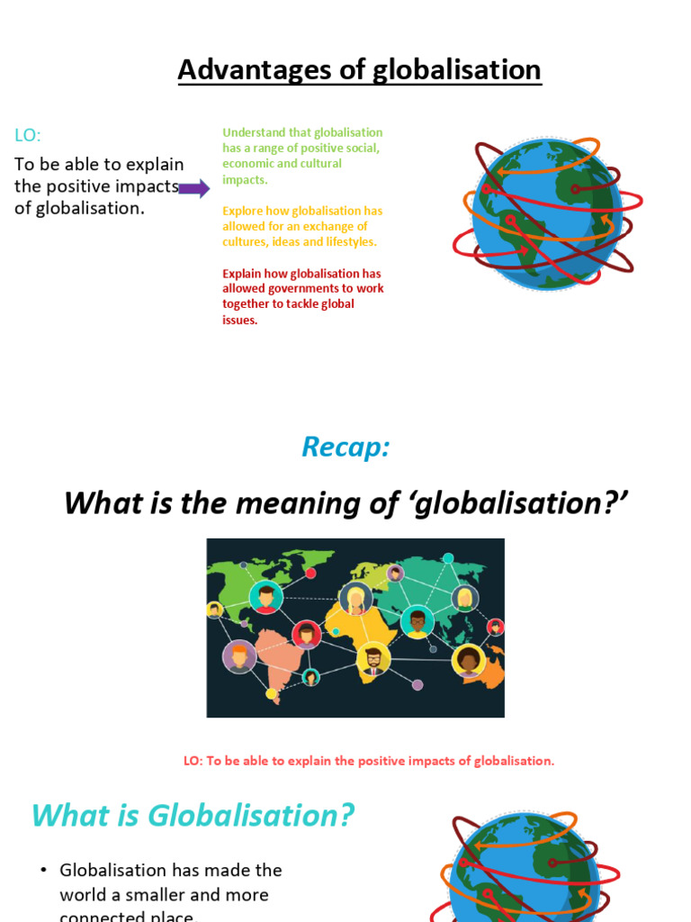 Benefits of Globalisation Explained | PDF | Globalization | Economies