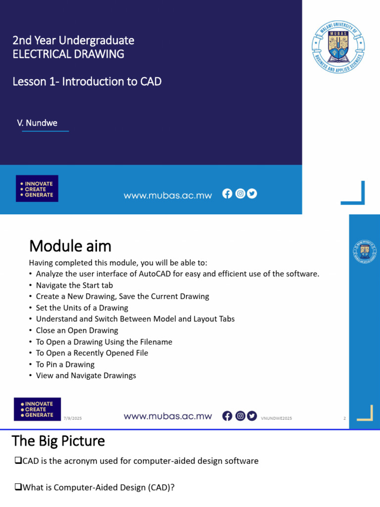 Lesson 1 - Introduction - First Steps | PDF | Computer Aided Design | Auto Cad