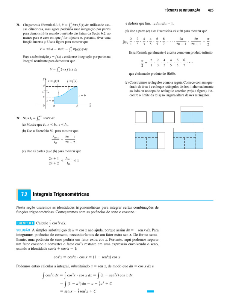 Integrais Trigonométricas | PDF | Integrante | Trigonometria