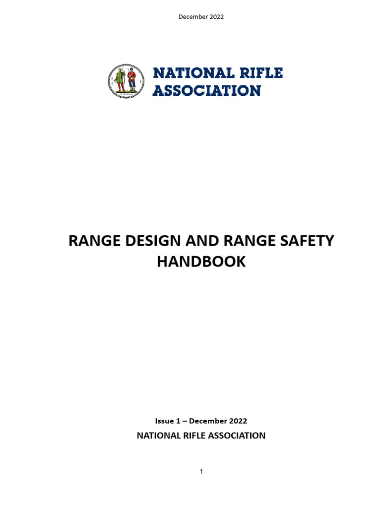 Nra Range Design and Safety Handbook Dec 2022 22-12-22 1 | PDF ...
