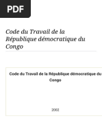 Code du Travail en RDC 2024 | PDF | Loi | Business