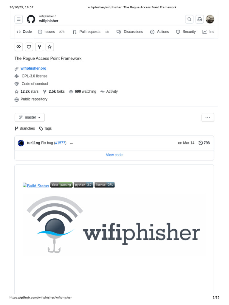Wifiphisher - Wifiphisher - The Rogue Access Point Framework | PDF | Wireless Access Point | Wi Fi