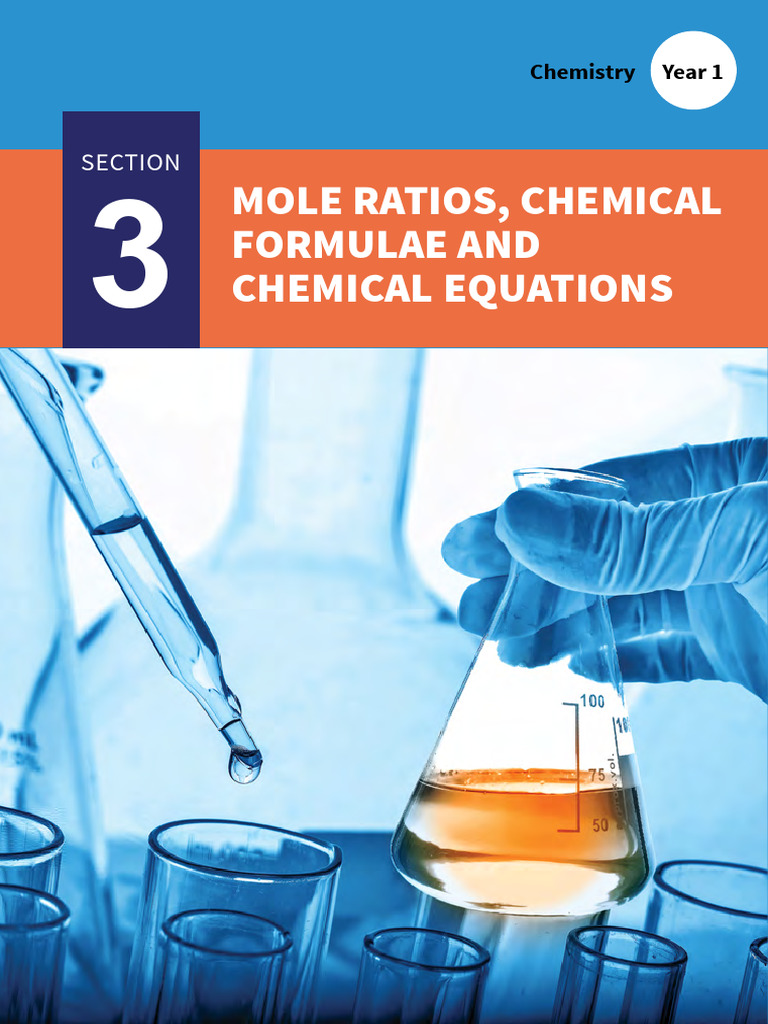 LM Chemistry Section 3 TVersion | PDF | Stoichiometry | Mole (Unit)