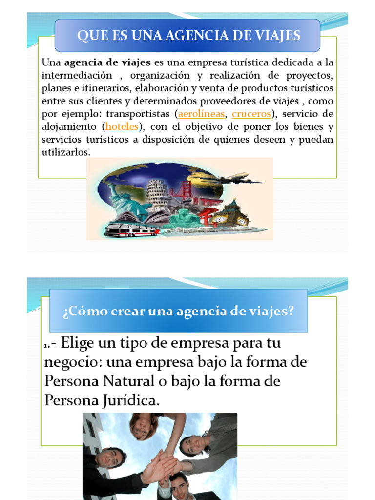 Cómo organizar una agencia de viajes | PDF