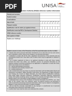 Unisa-DSAR03-Changes of Address Exam Centre and Contact Numbers | PDF ...