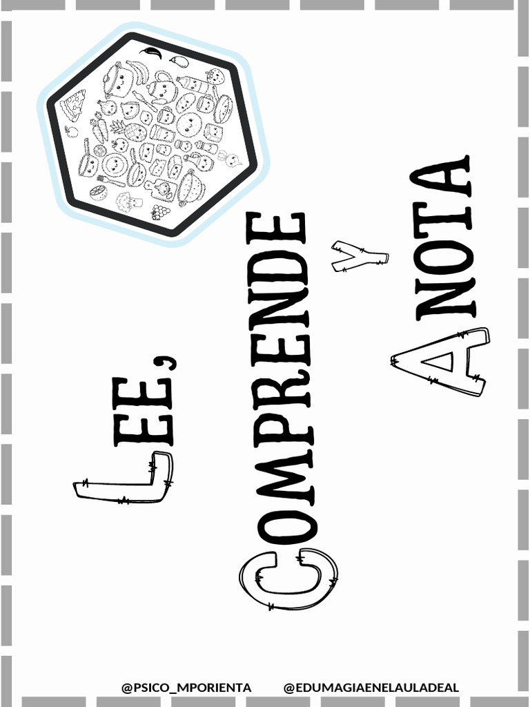 Lee, Comprende y Anota | PDF