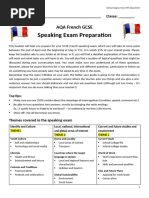 FREE 2026 AQA GCSE Higher French Speaking Exam Part 2 Reading Aloud ...