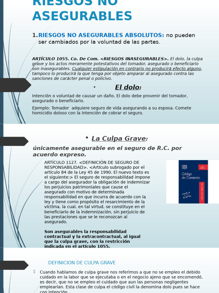 Clase 3 Derecho Seguros - Juan Pablo Valencia Grajales | PDF | Seguro | Reaseguro