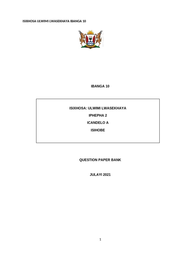 Ukuvela Kwelanga: Imibongo yeXhosa IBanga 10 | PDF | Buddhist Texts