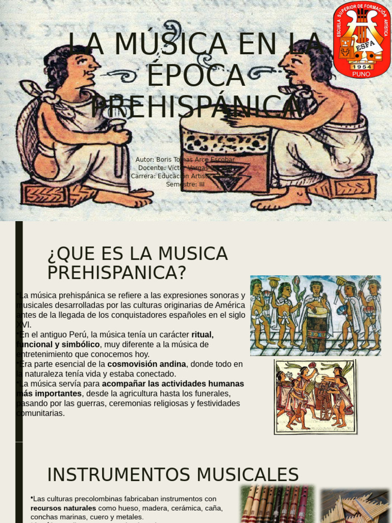 Música Prehispánica: Rituales y Cultura | PDF | Instrumentos musicales ...
