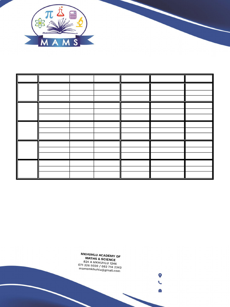 Winter Classes Time Table - 085432 | PDF