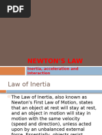 Newtons Laws of Motion Notes | PDF