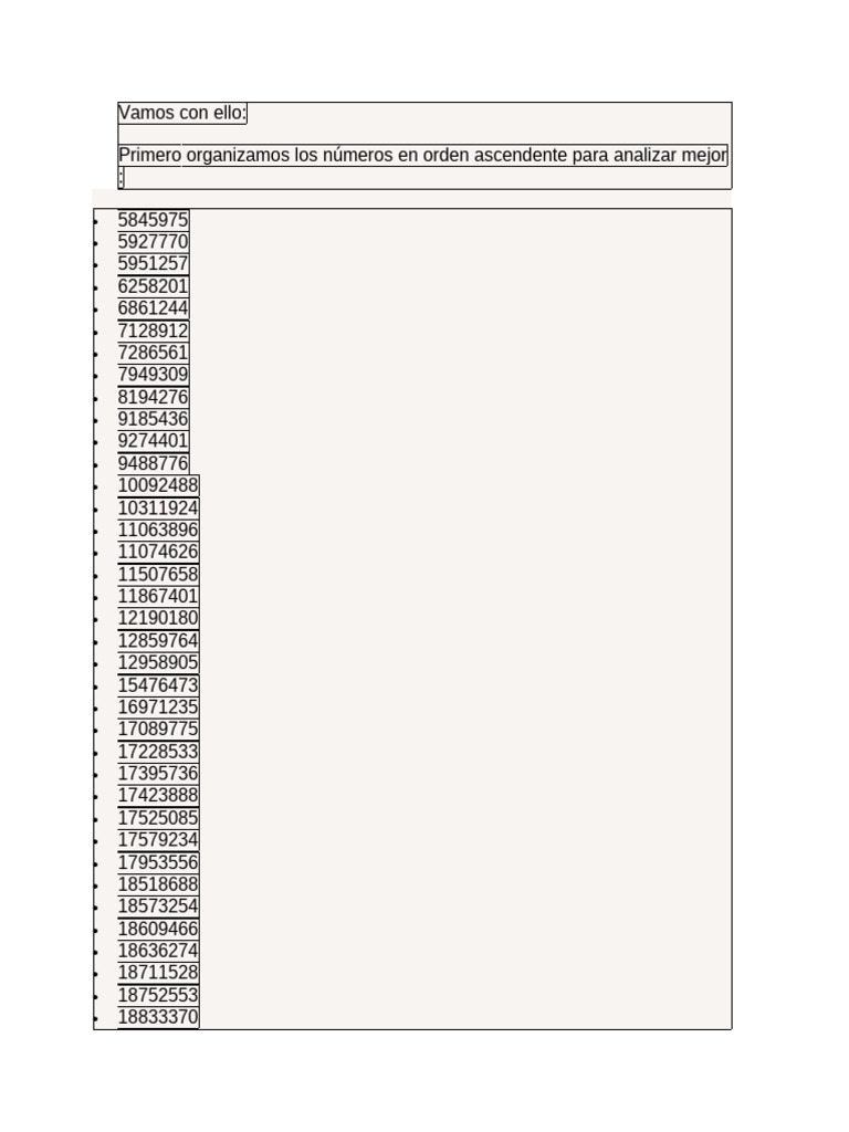 Tabla Ejercicios de Intervalos | PDF | Cuantil | Mediana