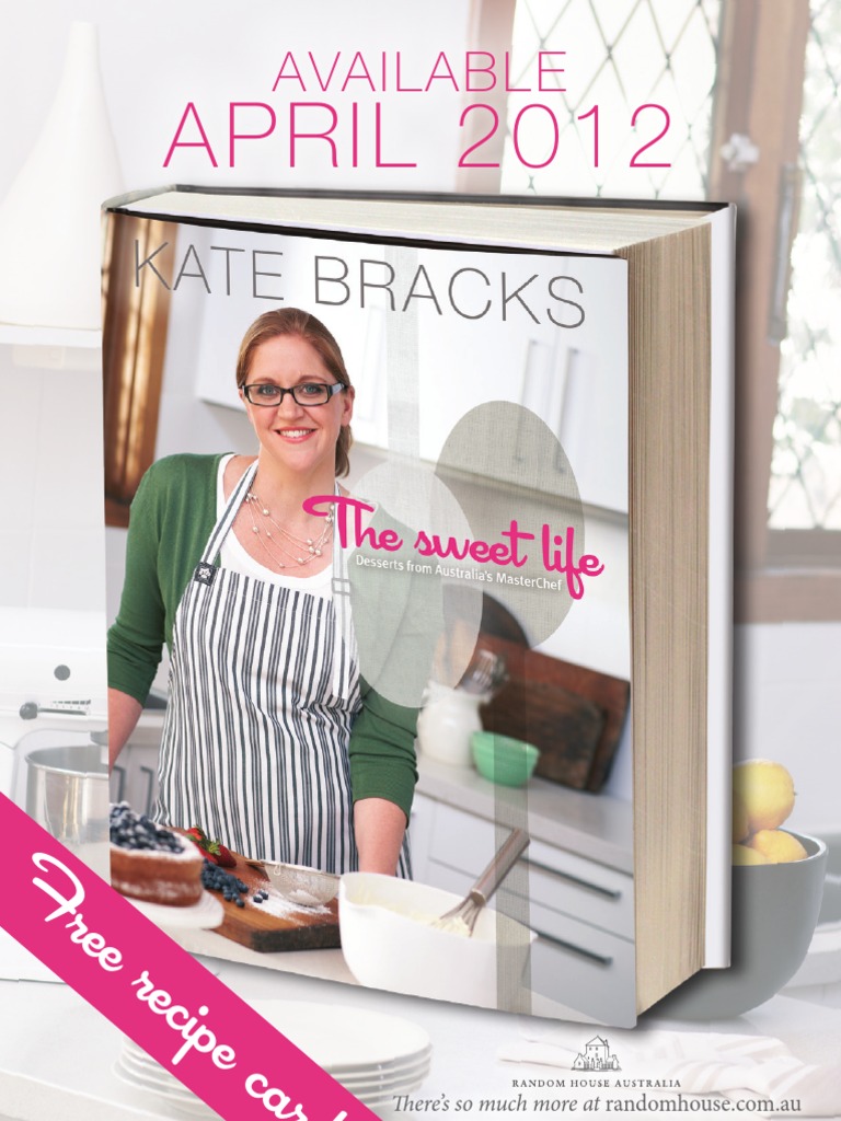 Exclusive Recipe Card - The Sweet Life by Kate Bracks | PDF