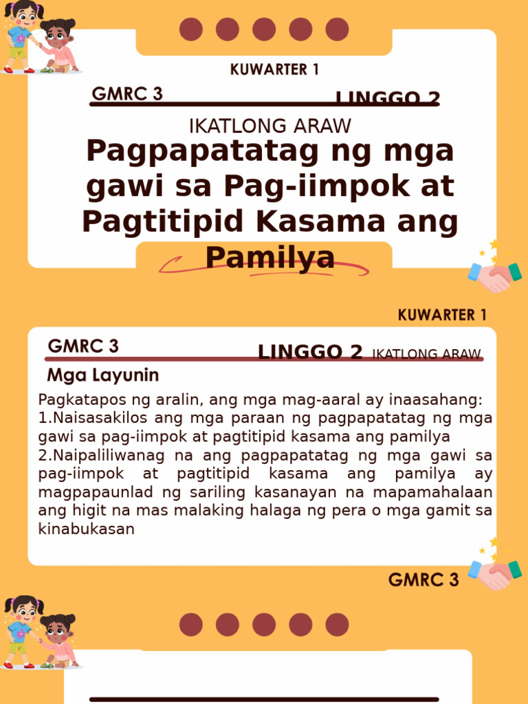 Day 3 - GMRC PPT W2Q1 | PDF