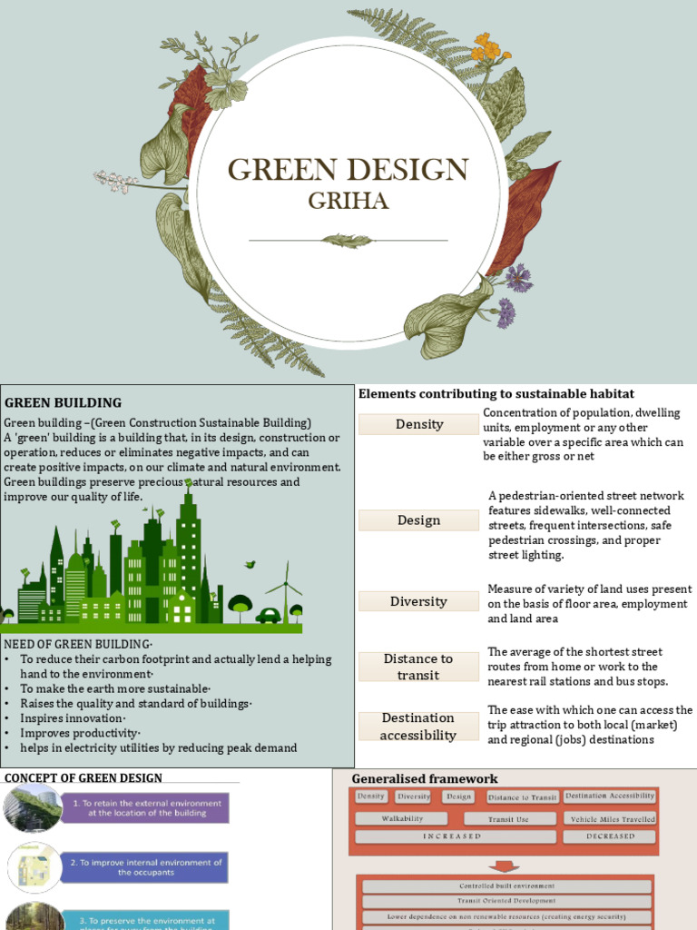 GRIHA: Green Building Rating Overview | PDF | Green Building ...