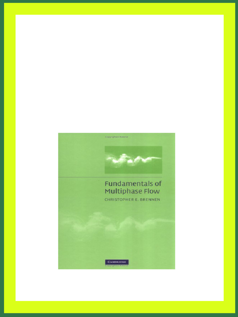 Fundamentals of Multiphase Flow Christopher E. Brennen Download | PDF | Stress (Mechanics ...