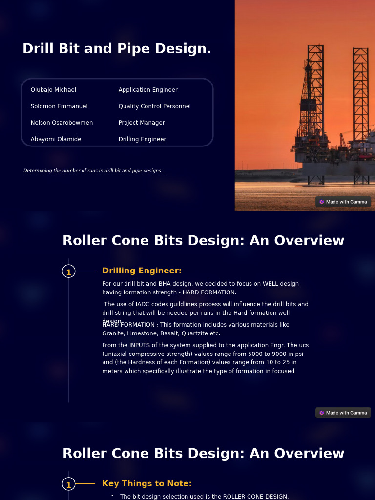 Drill Bit and Pipe Design | PDF | Drill