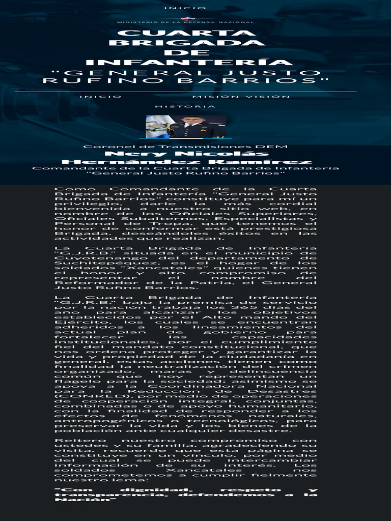 Ministerio de La Defensa Nacional Sitio Oficial | PDF