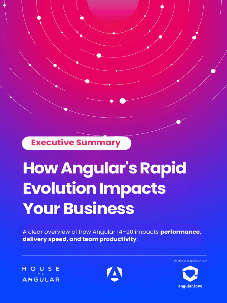 Executive Summary Angular Evolution 14 20 | PDF | Automation | Software Bug