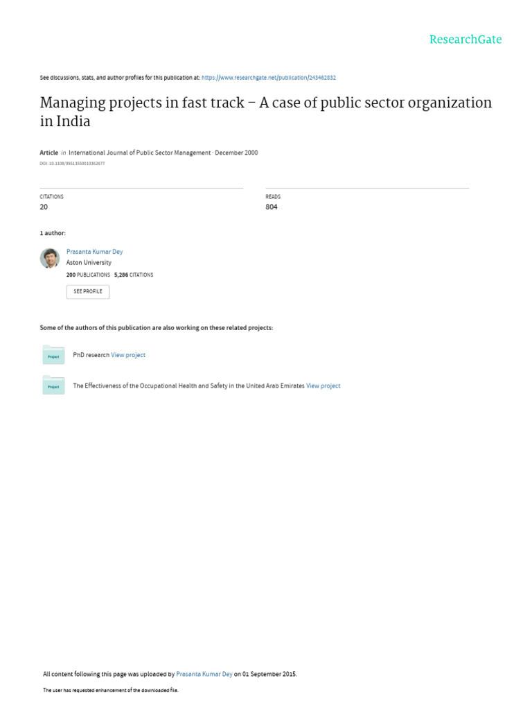 Fast Track | PDF | Project Management | Engineering