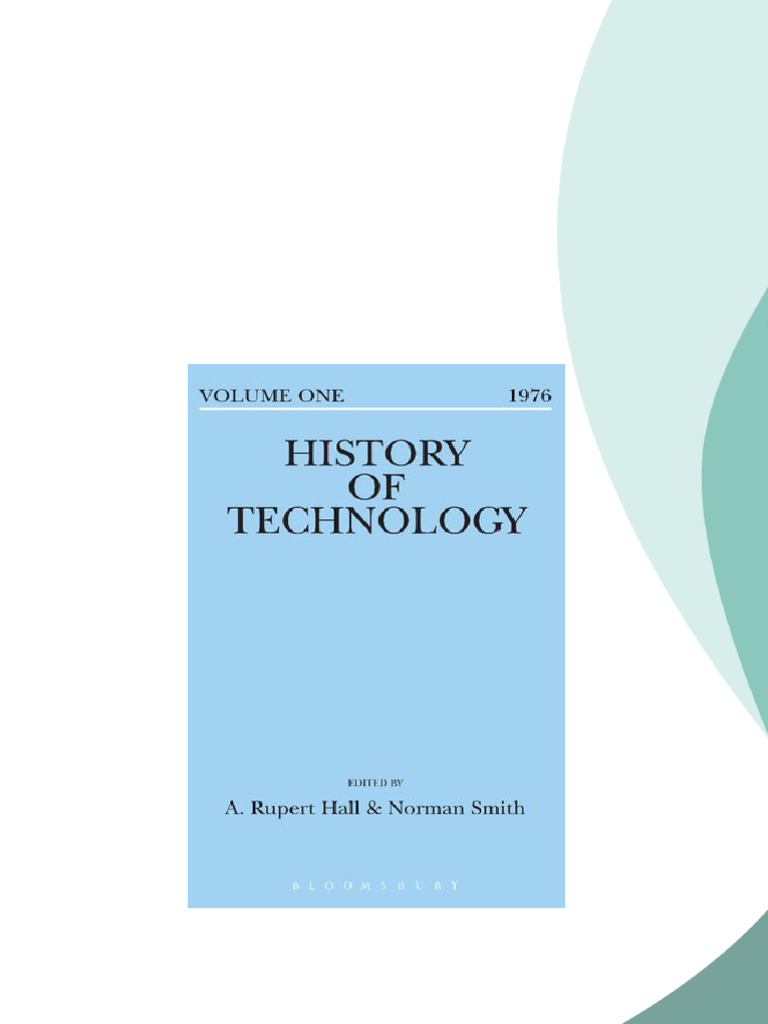 History of Technology Volume 1 1st Edition A. Rupert Hall Install ...