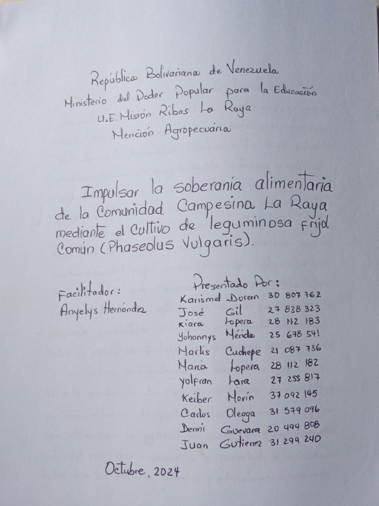 Proyecto Misión Ribas | PDF