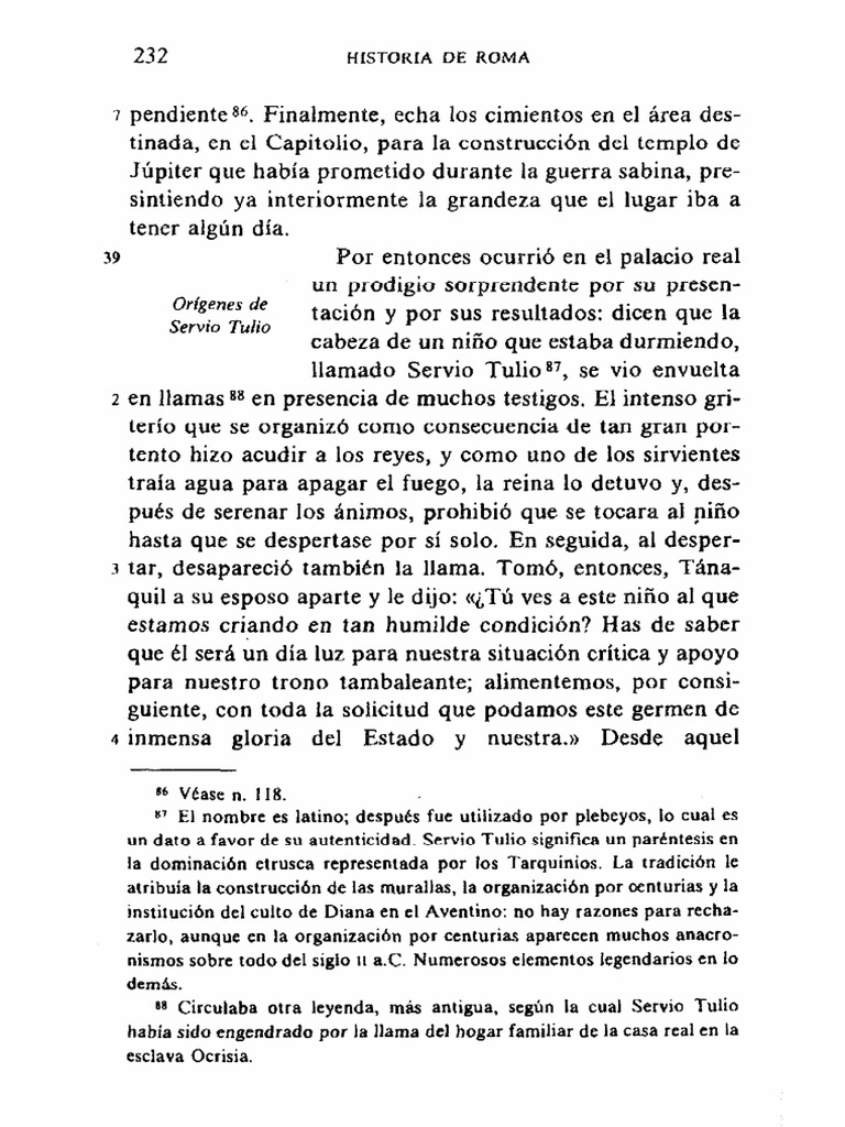 Orígenes y Ascenso de Servio Tulio | PDF | Europa antigua | Roma antigua