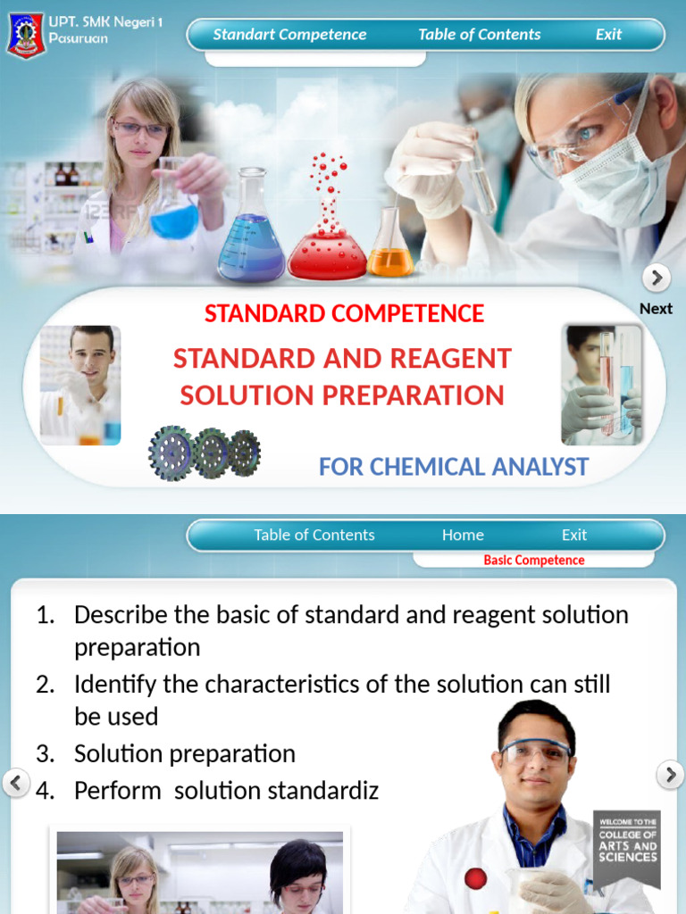 Standard Reagent Solution Preparation Guide | PDF | Titration | Chemistry