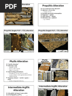 Hydrothermal Alteration and Alteration Types | PDF | Minerals | Rock ...