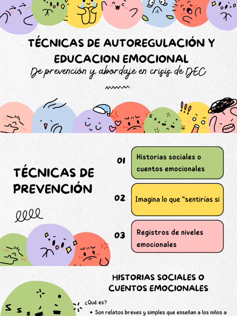 Técnicas de Educación Emocional Infantil | PDF | Las emociones ...