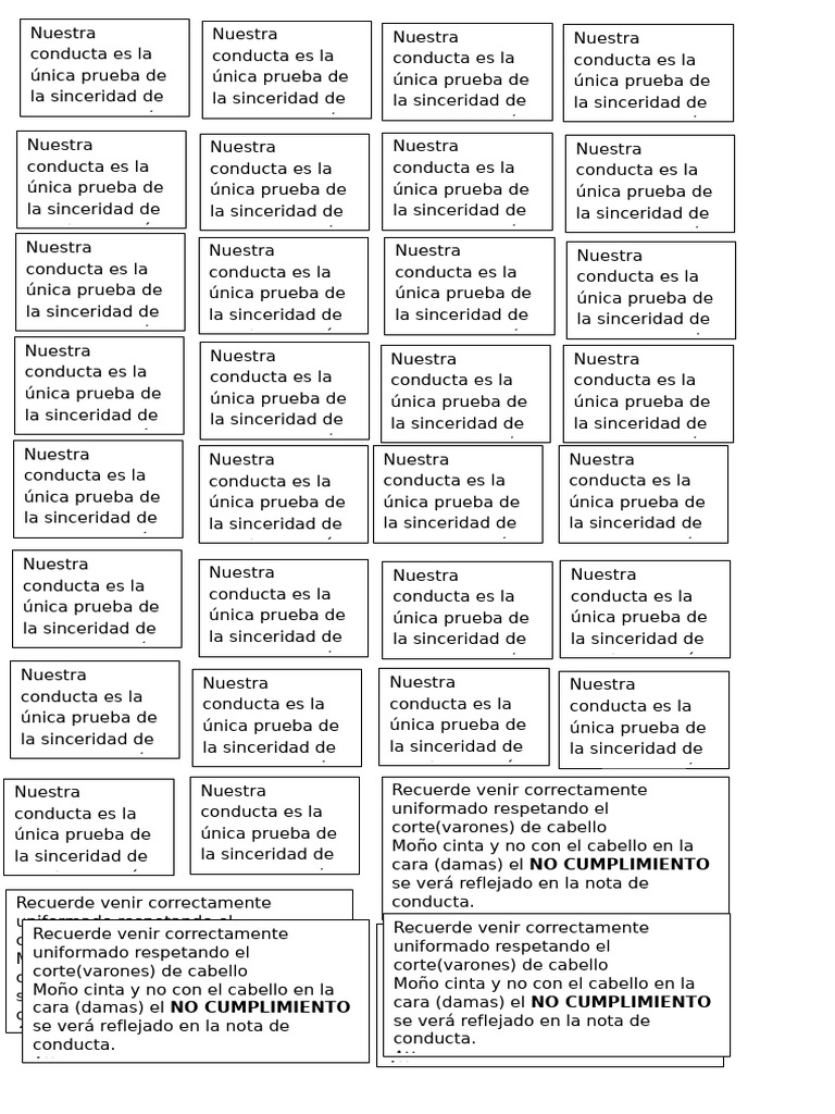 Conducta y Sinceridad en la Actitud | PDF