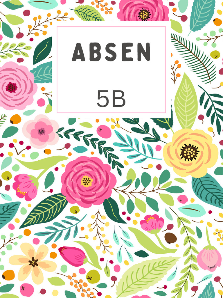 Teacher Planner For 2025 in Green and Pink Simple Flowers Style | PDF