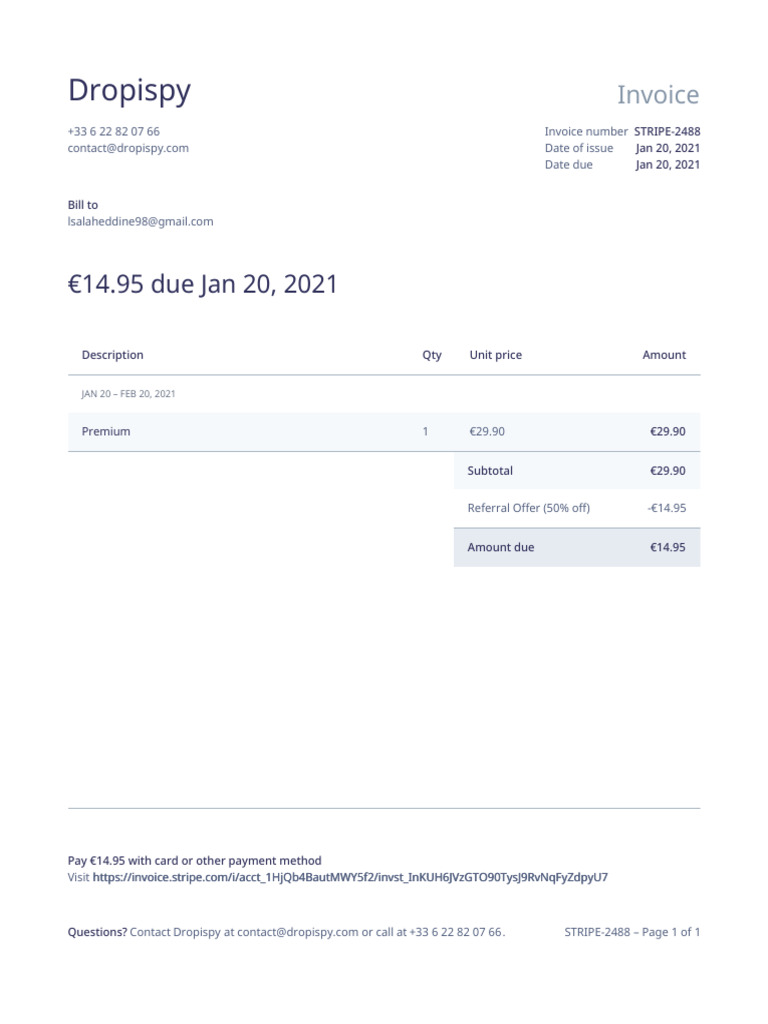 Invoice Stripe 2488 | PDF
