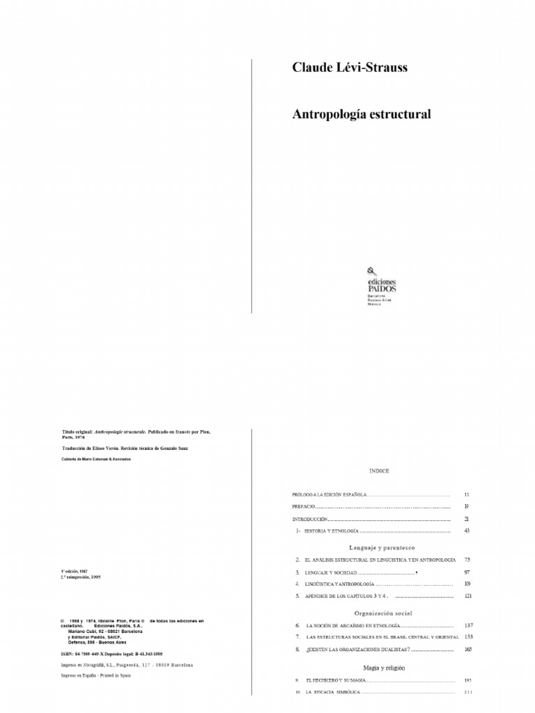 Claude Lévi Strauss | PDF