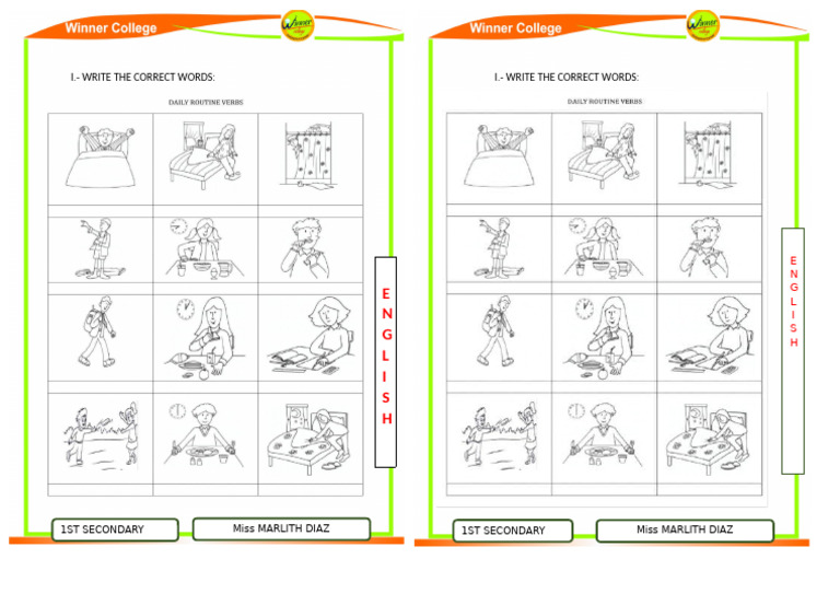 English Vocabulary Exercise for Students | PDF