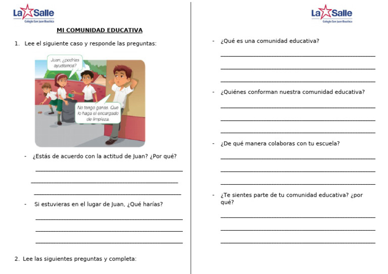 01 Mi Comunidad Educativa | PDF