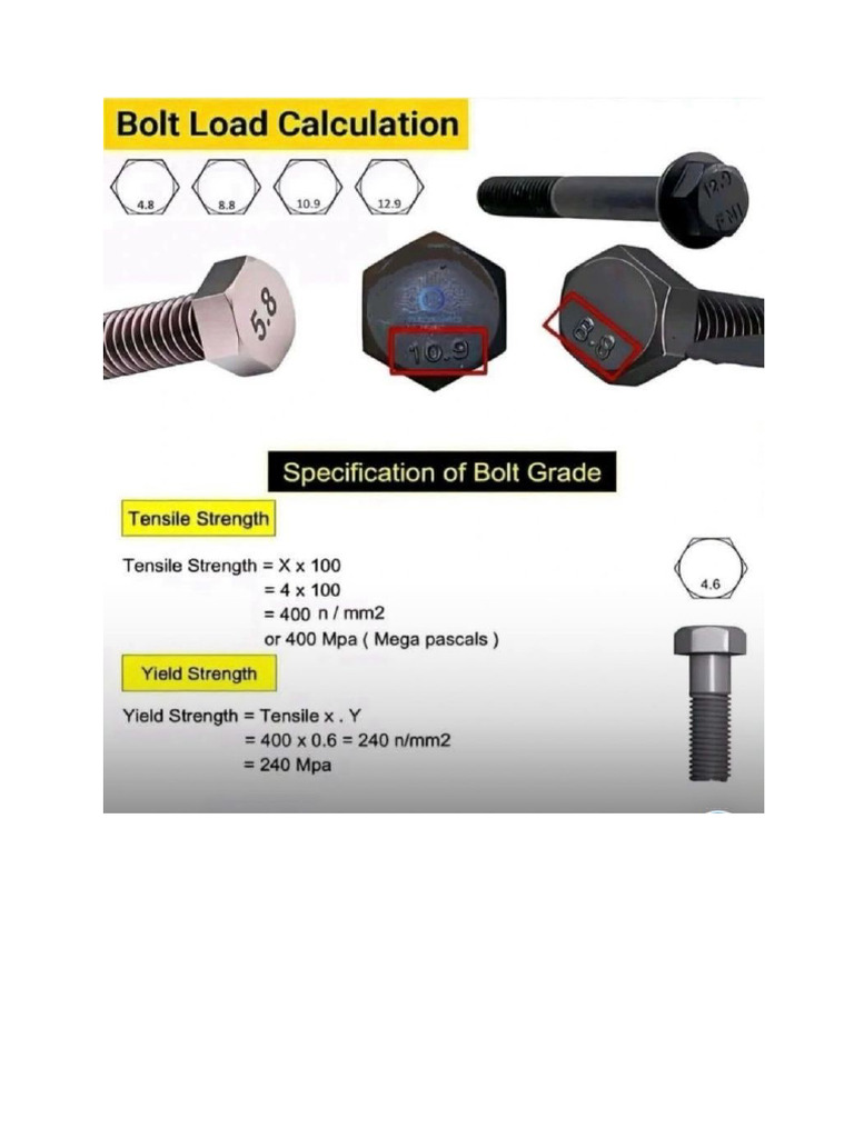 Size Bolt Tension | PDF