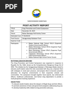 BPOC Accomplishment Report | PDF