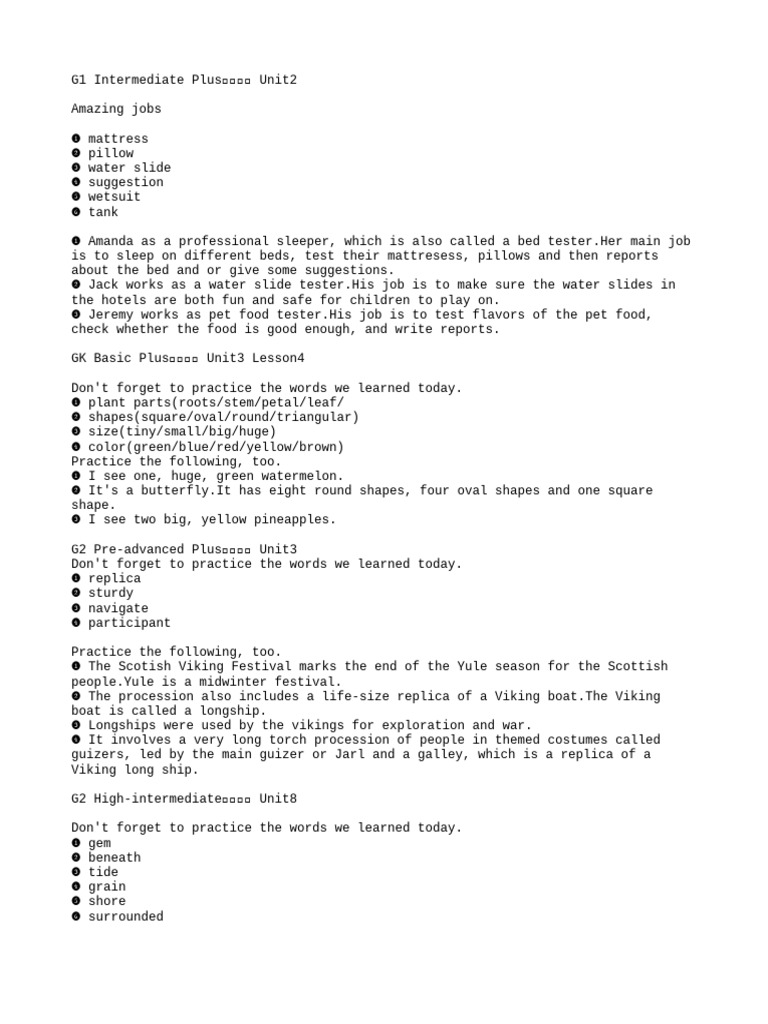 Talk 915 Classnotes List | PDF | Fossil | Zoology