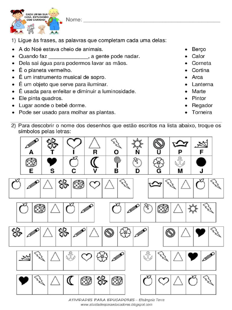 Atividades Ar Er Ir or Ur | PDF
