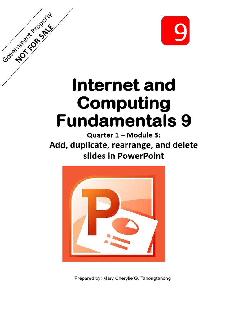 Elective 9 - Icf 9 Quarter 1 Module 3 (Tanongtanong-Pijo) | PDF ...