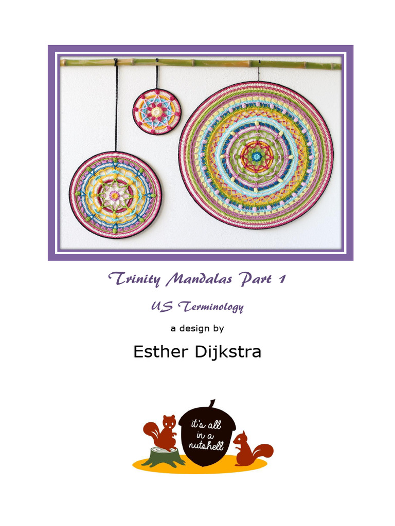 Trinity Mandalas: Part 1 Guide | PDF | Crochet | Weaving