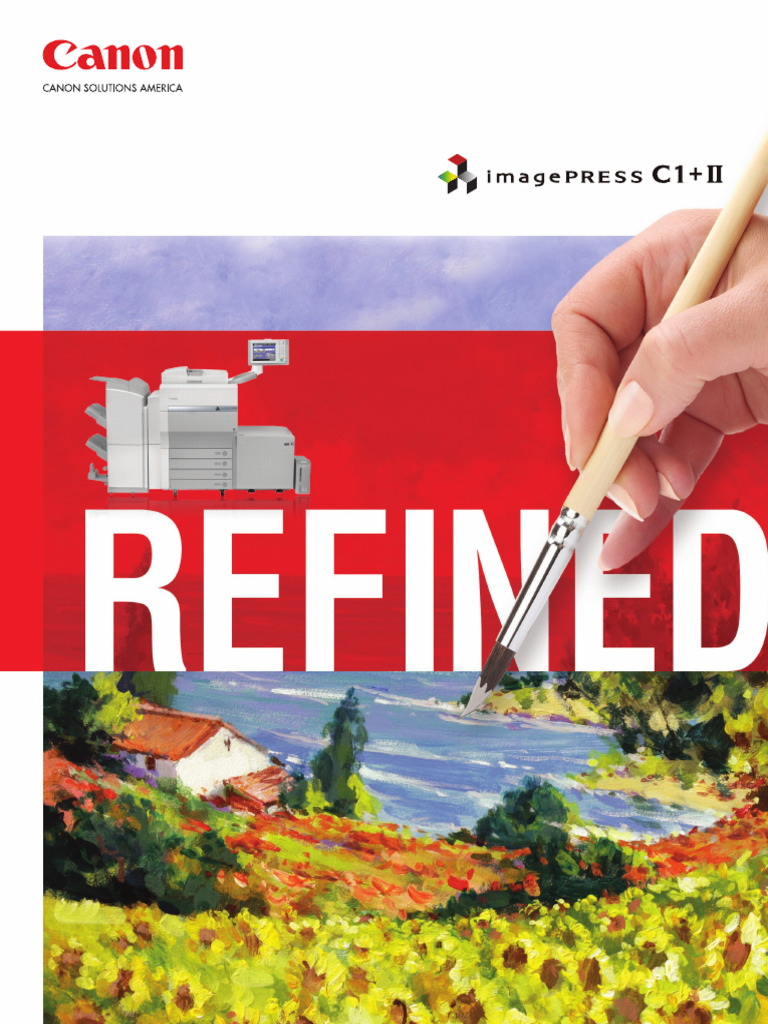 imagePRESS C1+II Brochure | PDF | Color | Computing