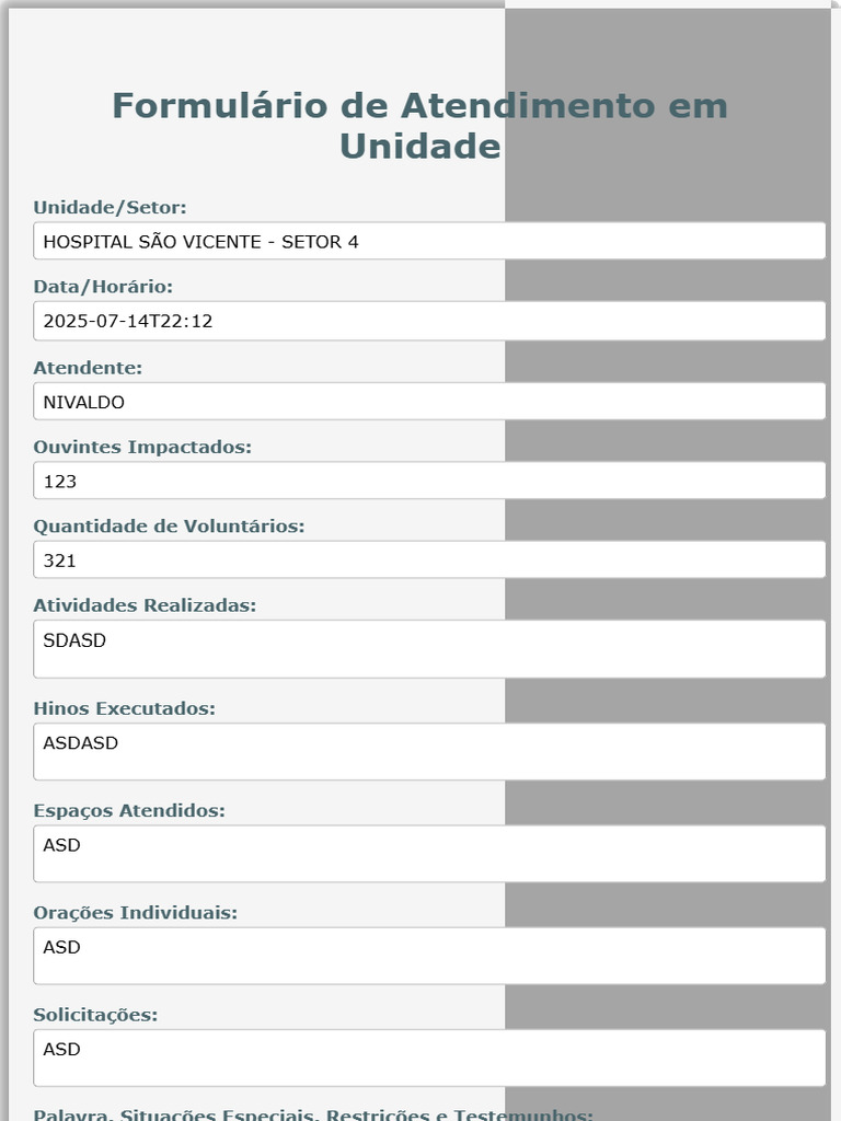 Formulario CCB | PDF