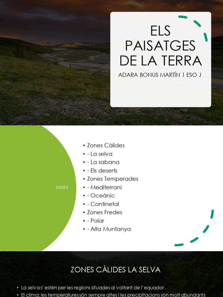 Taula Paisatges Adara | PDF
